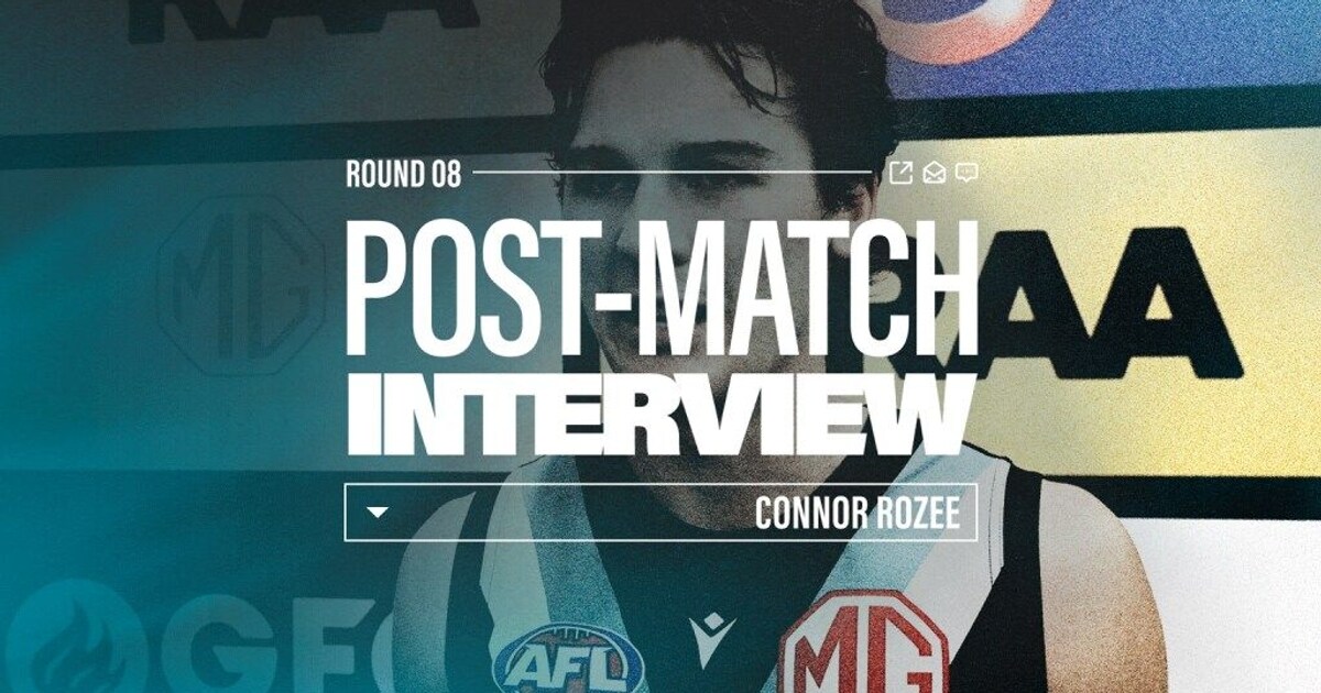 Post-match interview: Connor Rozee | PTV
