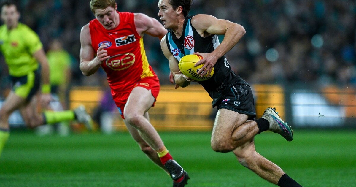 Connor Rozee receives Round 17 MG MVP