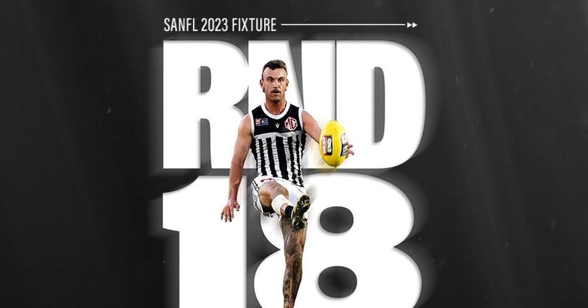 SANFL confirms Round 18 fixture details