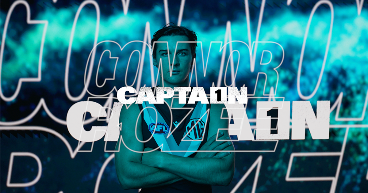 Your captain, Connor Rozee | PTV