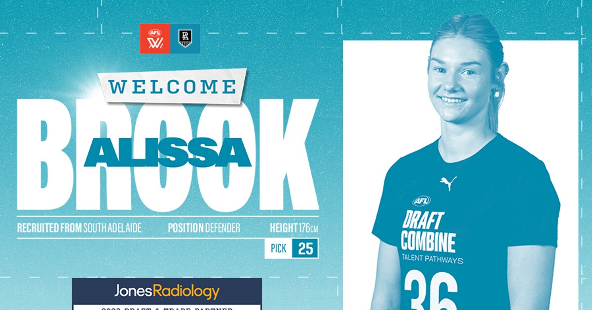 Port Adelaide completes list with Alissa Brook