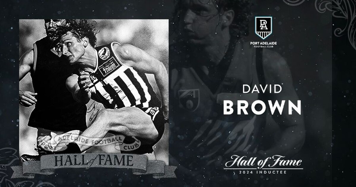 Premiership captain David Brown inducted into Hall of Fame