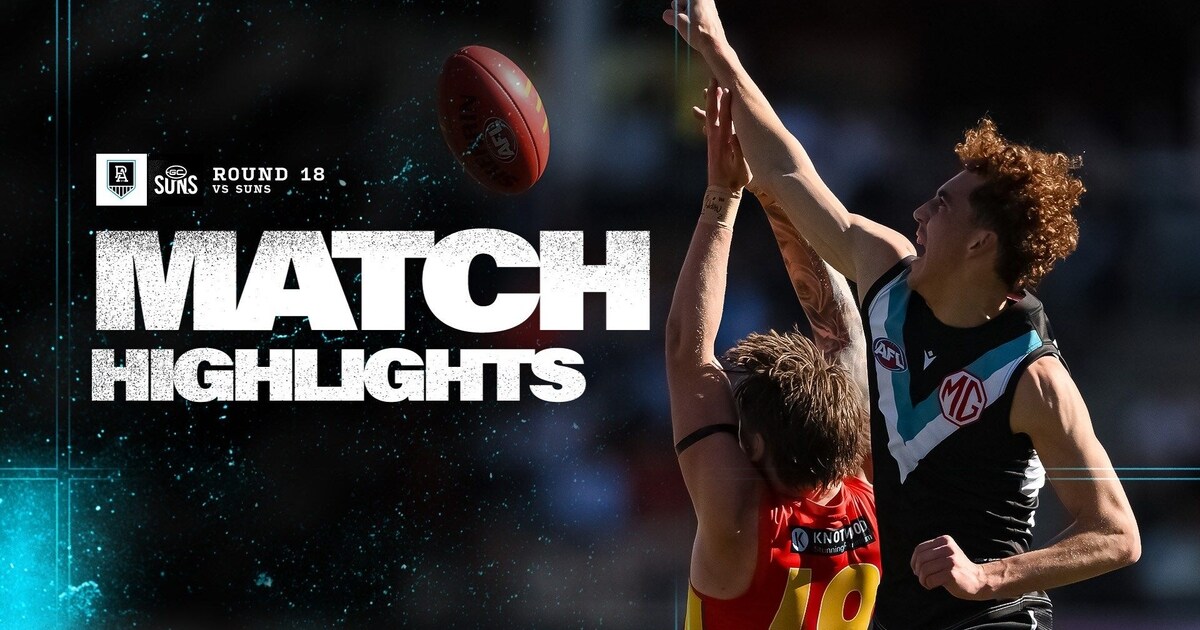 Highlights: Gold Coast vs Port Adelaide | PTV