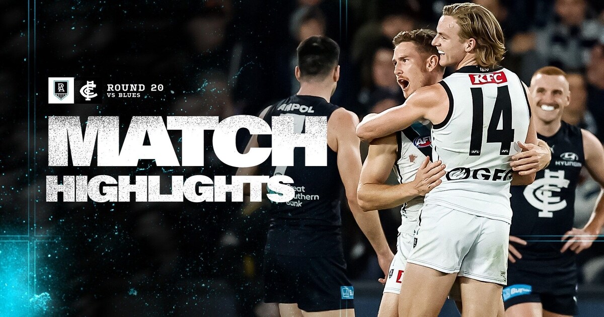 Highlights: Carlton vs Port Adelaide | PTV