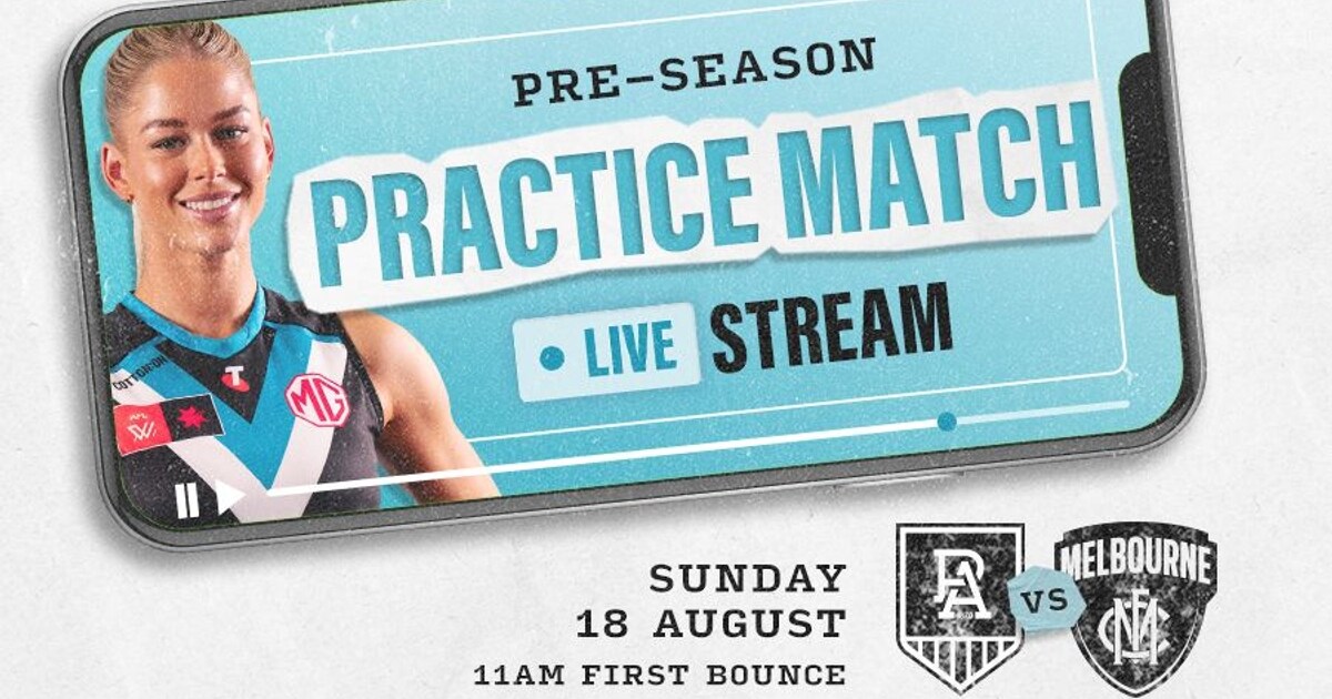 AFLW pre-season match to be live streamed