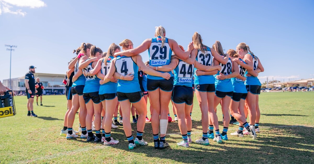AFLW pre-season action at Alberton