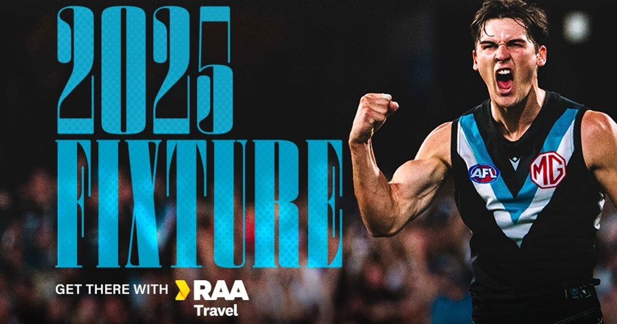 Port Adelaide’s 2025 AFL fixture unveiled