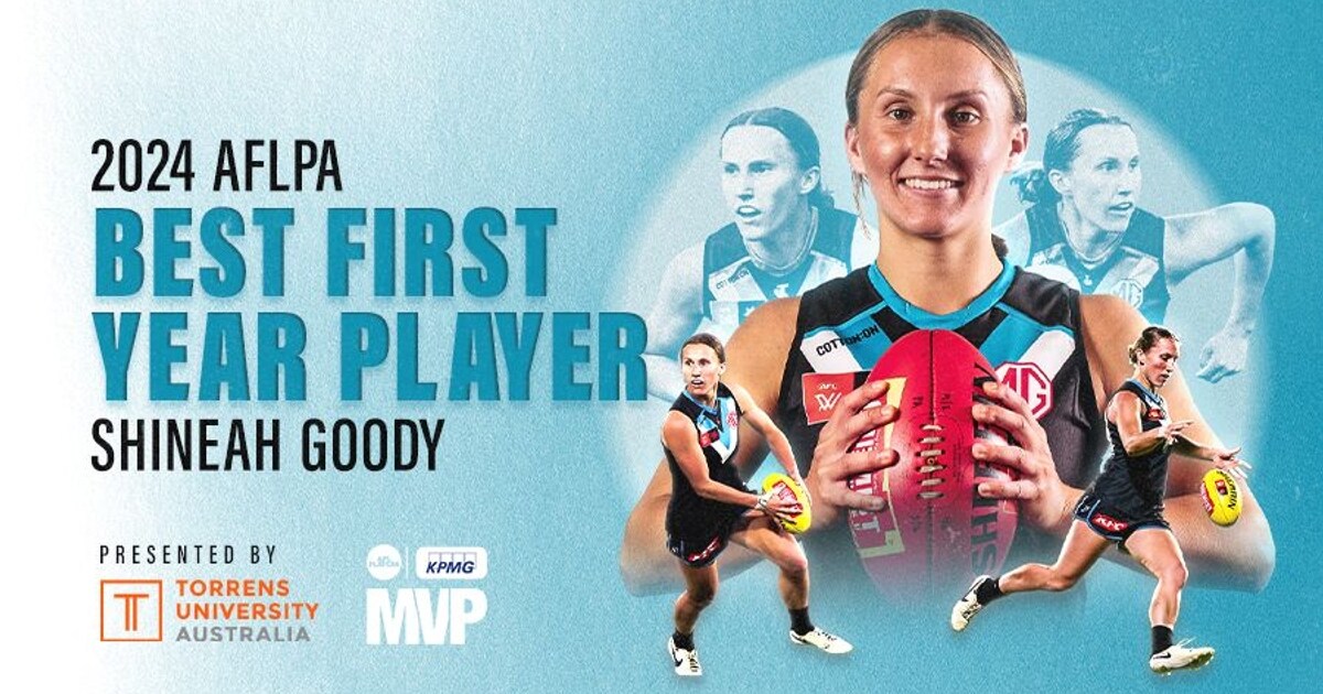 Goody named AFL Players’ Best First Year Player