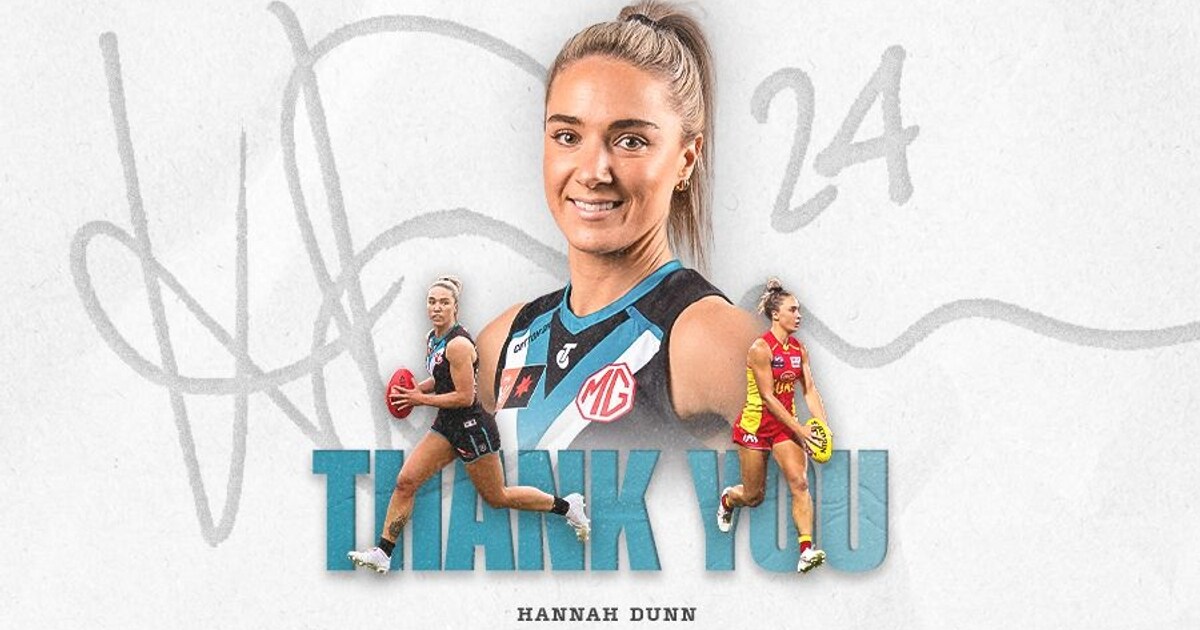 Dunn calls time on AFLW career