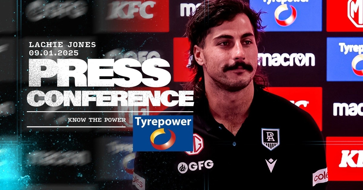 Lachie Jones press conference - 9 January